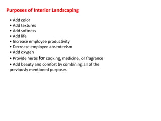 indoor landscape.pptx...................... | PPTX