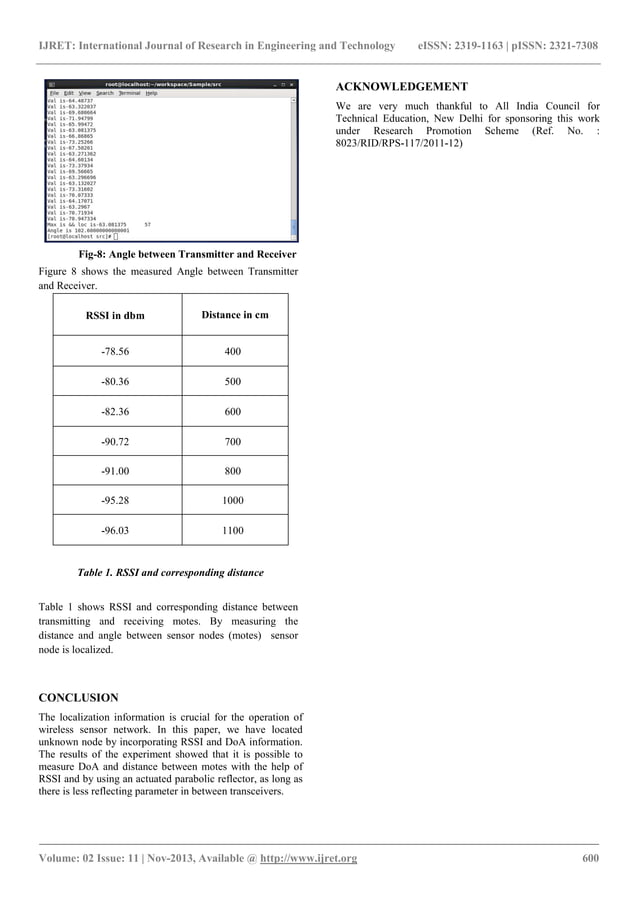 Indoor localization in sensor network with | PDF | Computer Networking | Computing