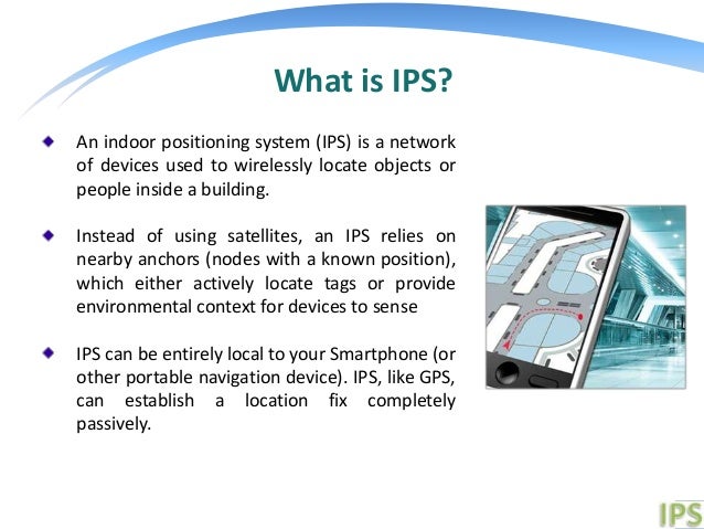 Indoor positioning system