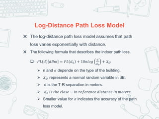 Indoor propagation model (IPM) | PPTX