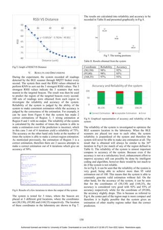 Indoor tracking with bluetooth low energy devices using k nearest neighbour algorithm | PDF