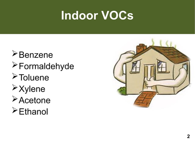 indoor vocs effects.pptx on humans and plants | PPT