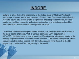 INDORE | PPT