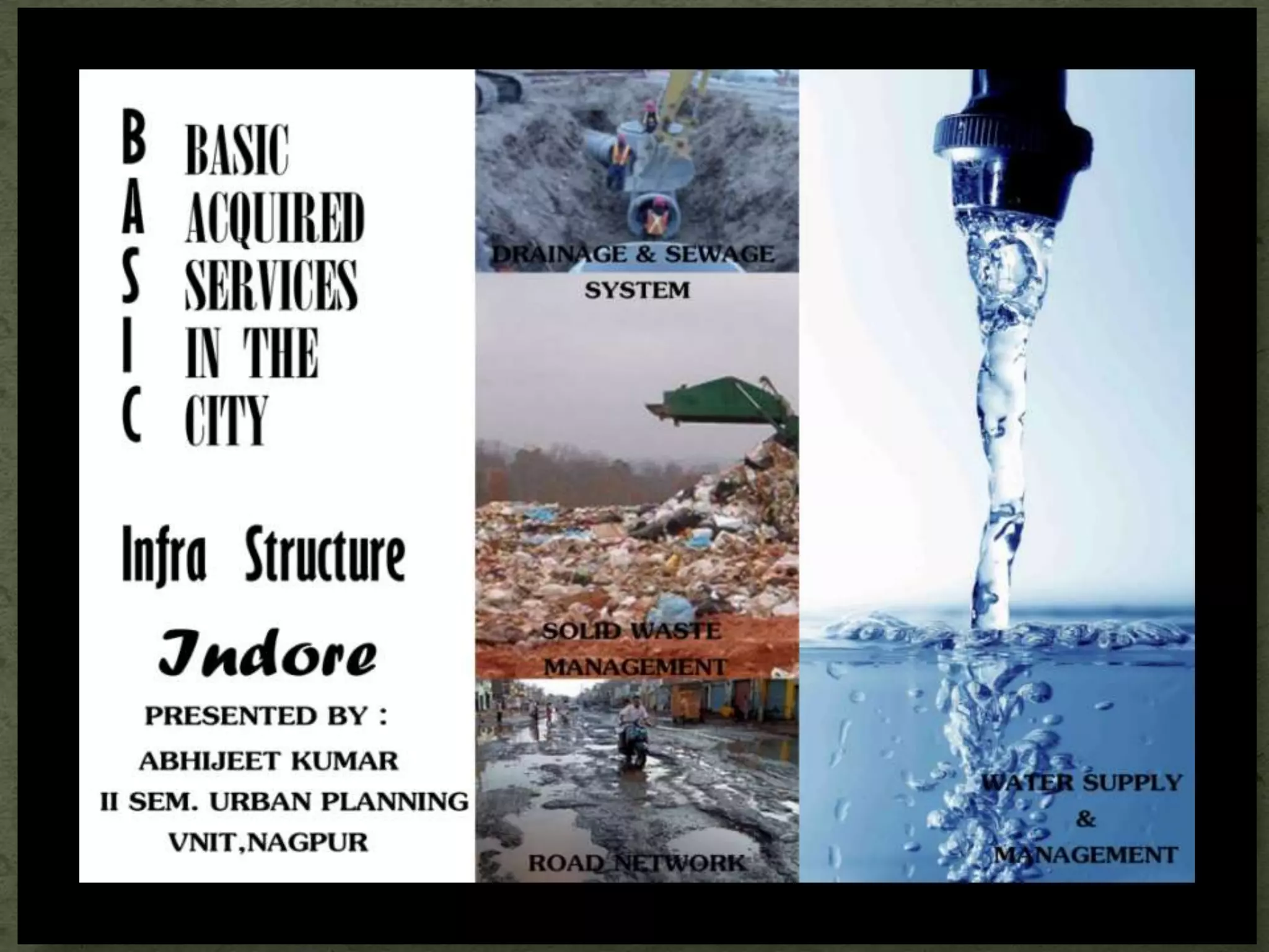 Indore city infrastructure | PPTX
