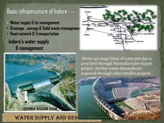 Indore city infrastructure | PPTX