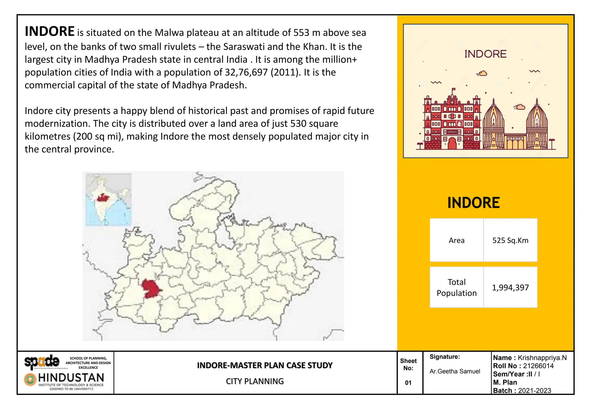 Indore Master Plan - A detailed Case study | PDF