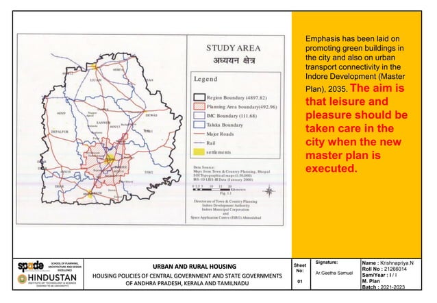 Indore Master Plan - A detailed Case study | PDF | Developmental Sites ...