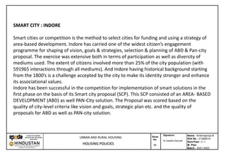 Indore Master Plan - A detailed Case study | PDF