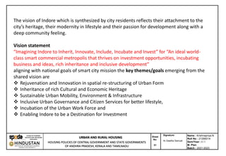 Indore Master Plan - A detailed Case study | PDF