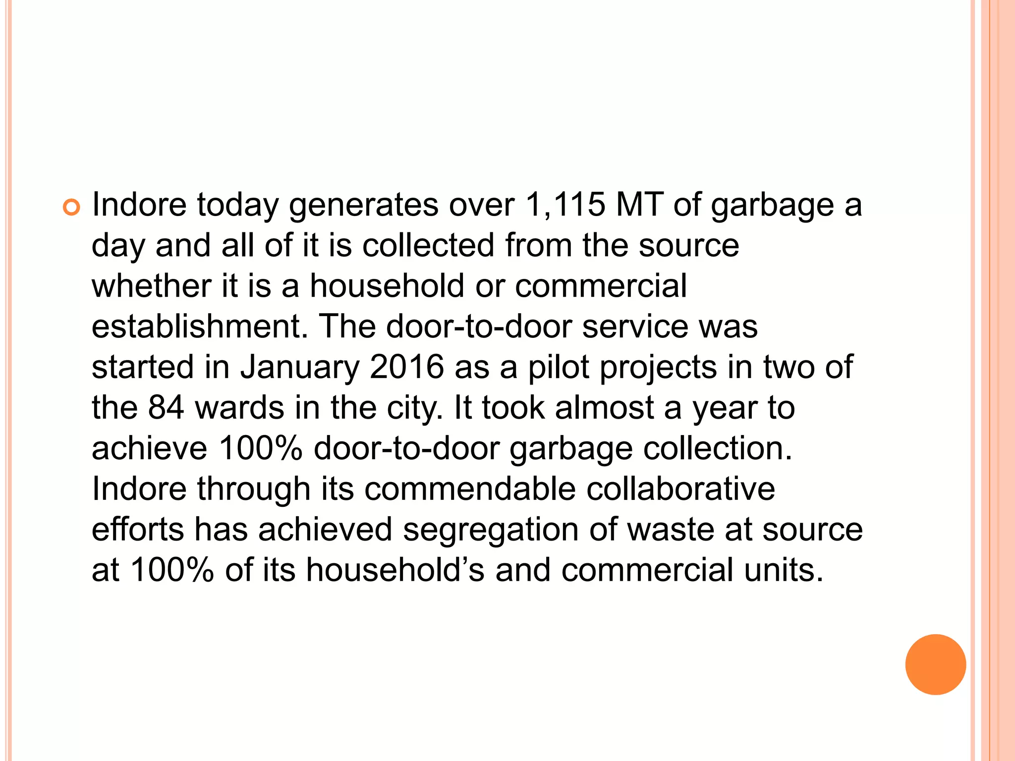 Indore waste management | PPTX