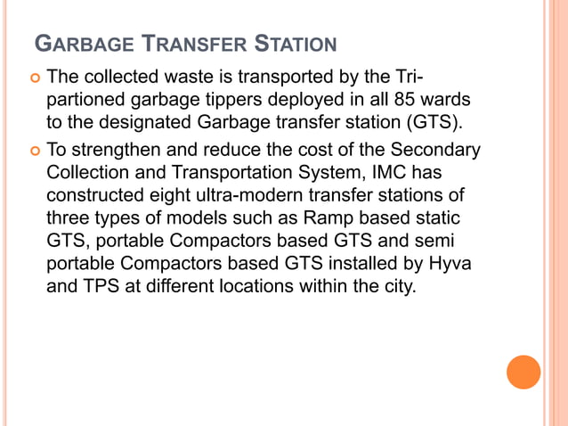 Indore waste management | PPTX | Environmental Services Industry ...