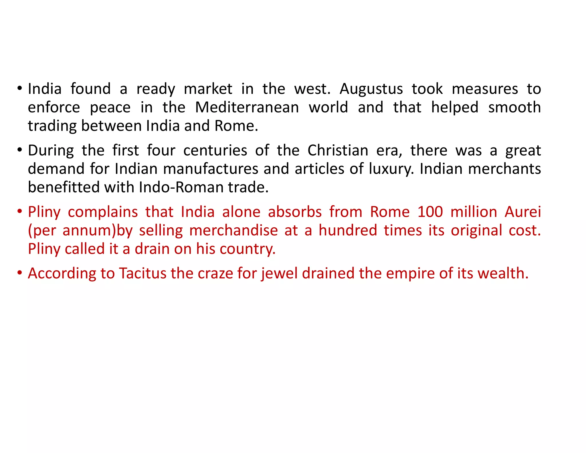 Indo - Roman Trade | PDF