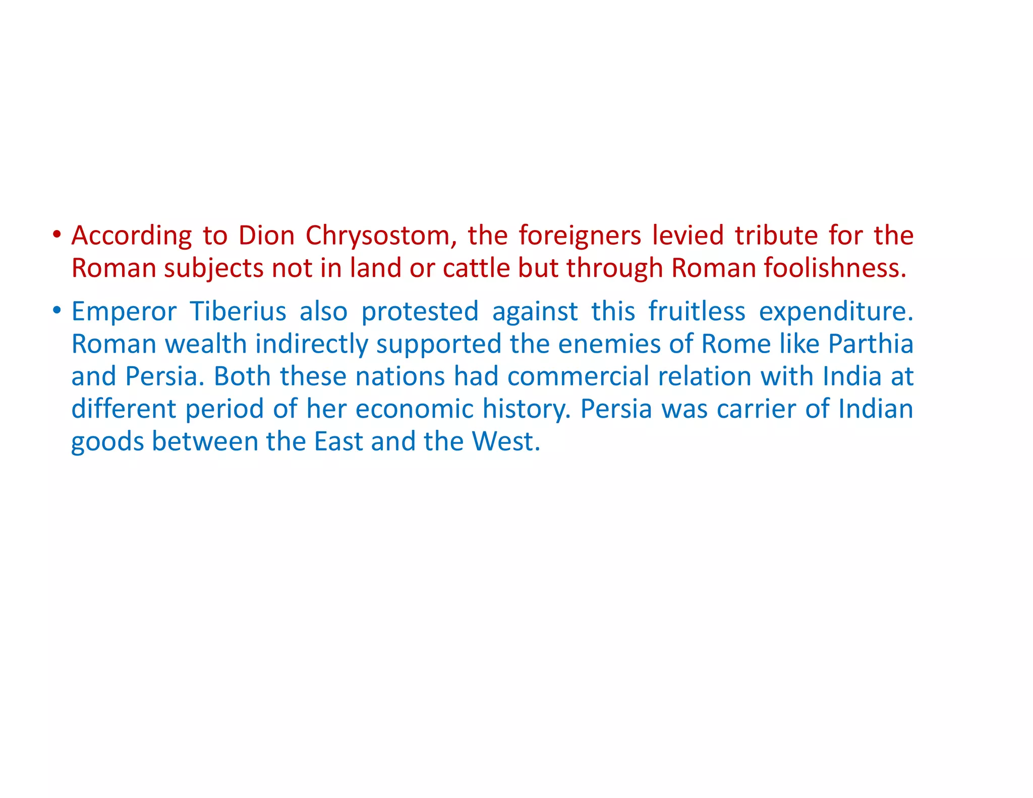 Indo - Roman Trade | PDF