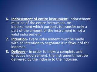 Indorsement | PPTX