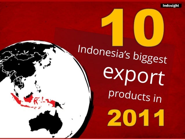Indonesia Top Export Products