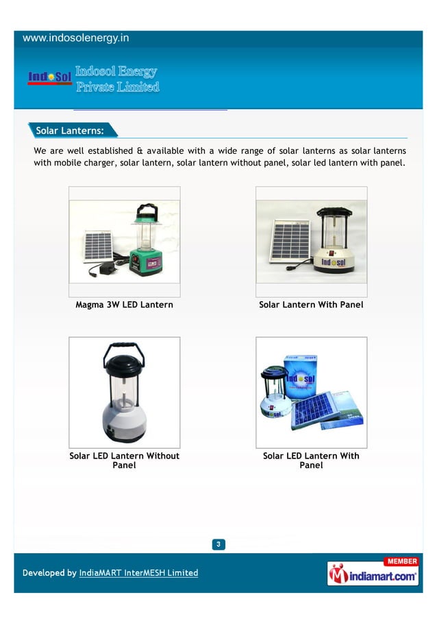 Indosol energy | PDF