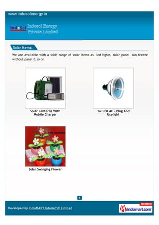 Indosol energy | PDF