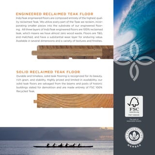 Indo teak brochure | PDF
