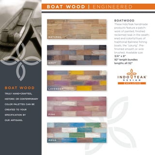 Indo teak brochure | PDF