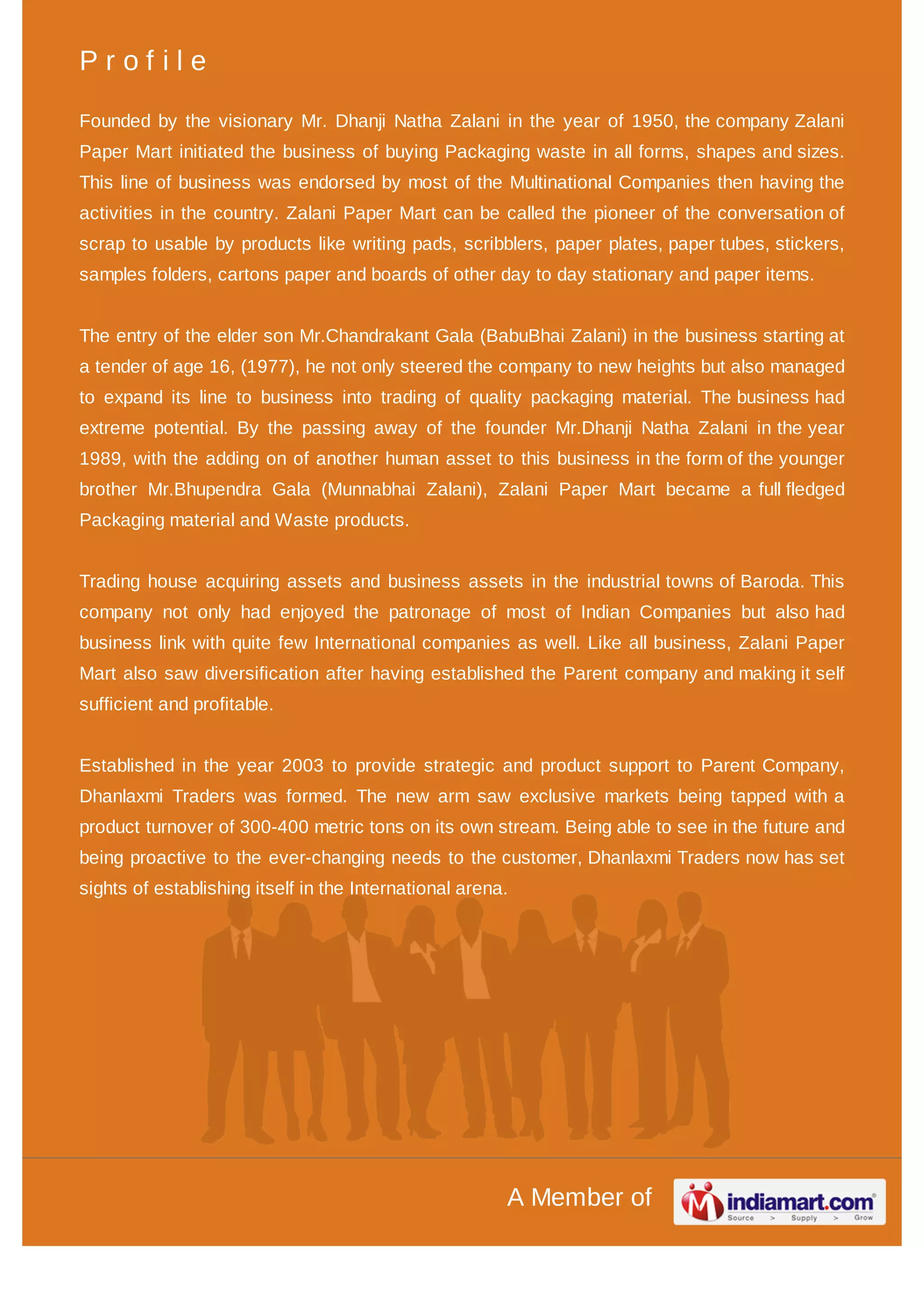 Zalani Paper Mart, Mumbai, Packaging waste | PDF