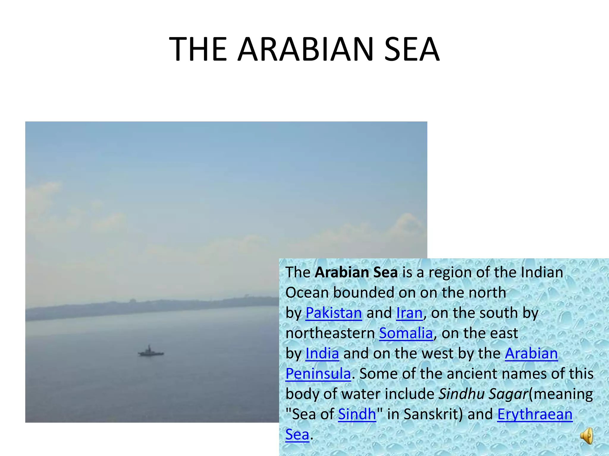 Indian seas and ocean | PPTX
