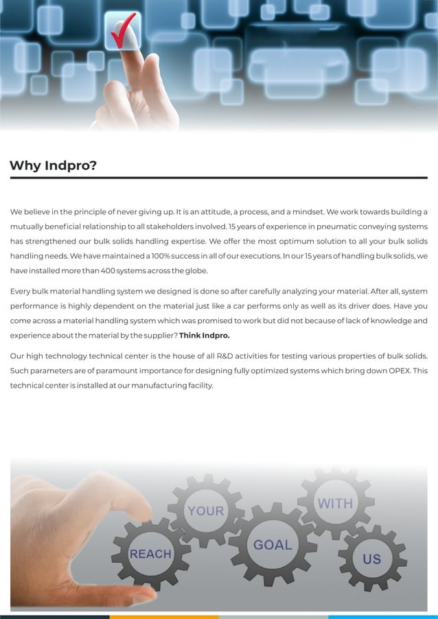 Indpro Engineering Systems Pvt Ltd - eBrochure | PDF