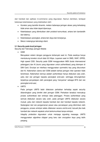 Aspek Security pada Penerapan m-Commerce di Indonesia | PDF