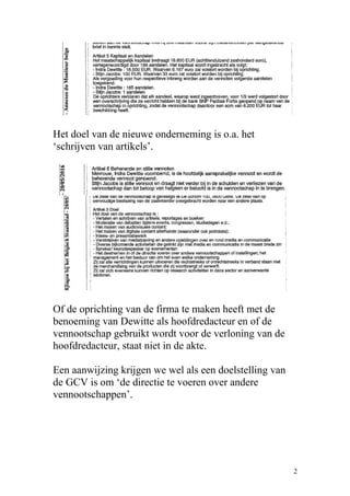 Indra Dewitte richt GCV Uylenspiegel op | PDF
