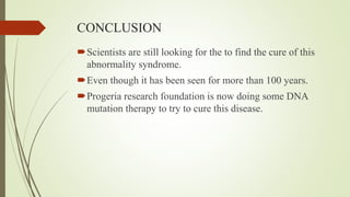 PROGERIA | PPT