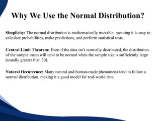 Normal Distribution - Probability theory and statistics | PPT