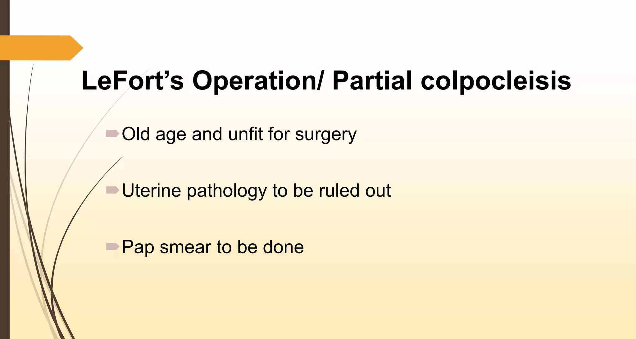 Classification & conservative surgeries for prolapse | PPTX
