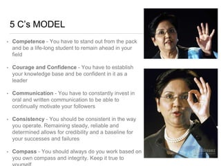 Indra Nooyi Leadership Style Pptx