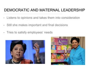 Indra Nooyi Leadership Style Pptx