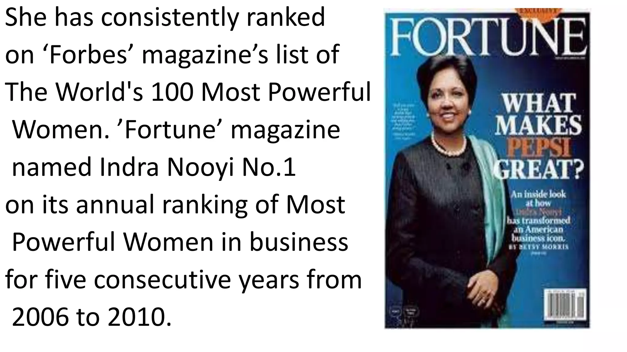 Indra Nooyi | PPTX