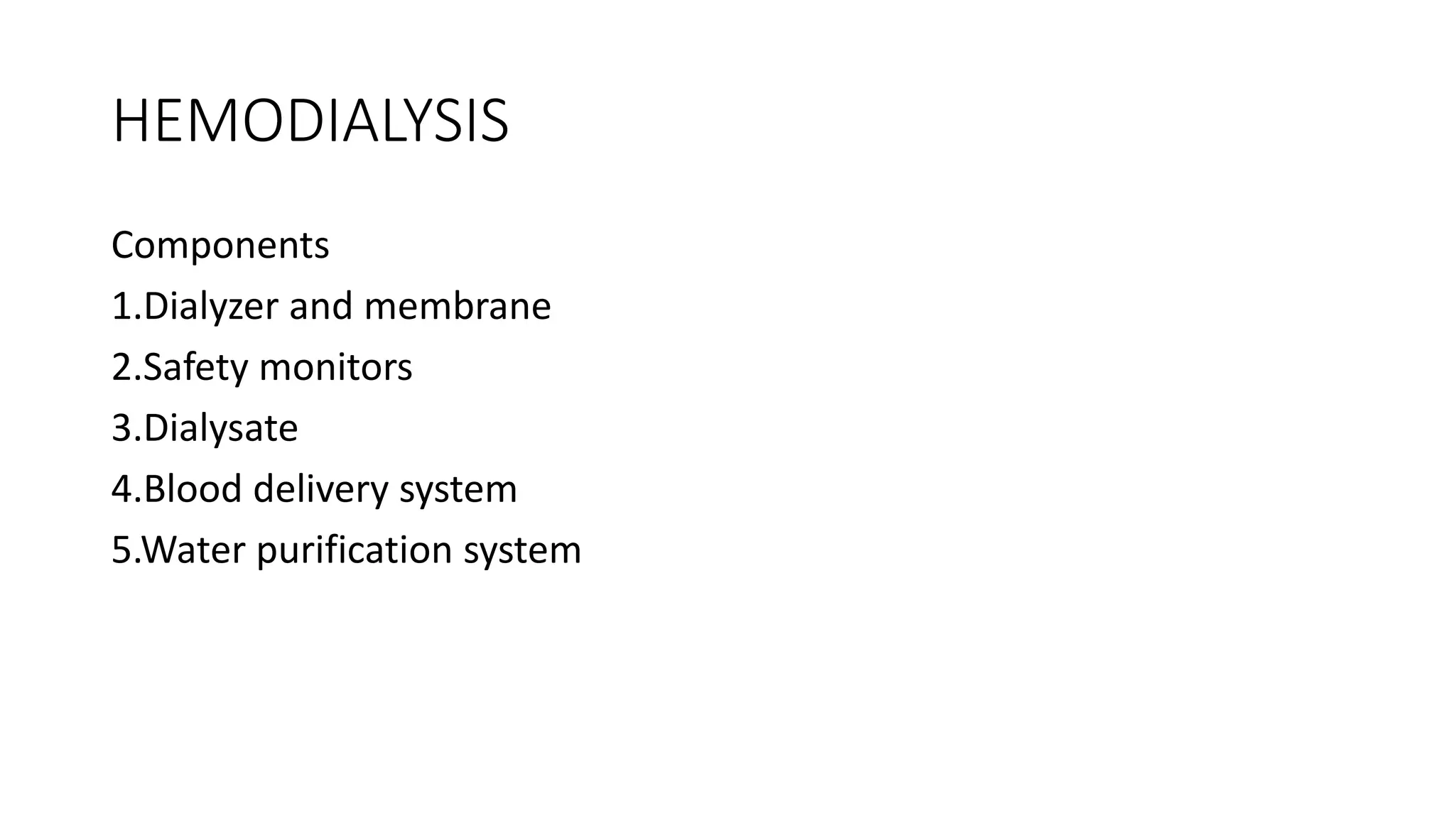indra ppt on Hemodialysis in ckd patient | PPTX