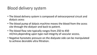 indra ppt on Hemodialysis in ckd patient | PPT
