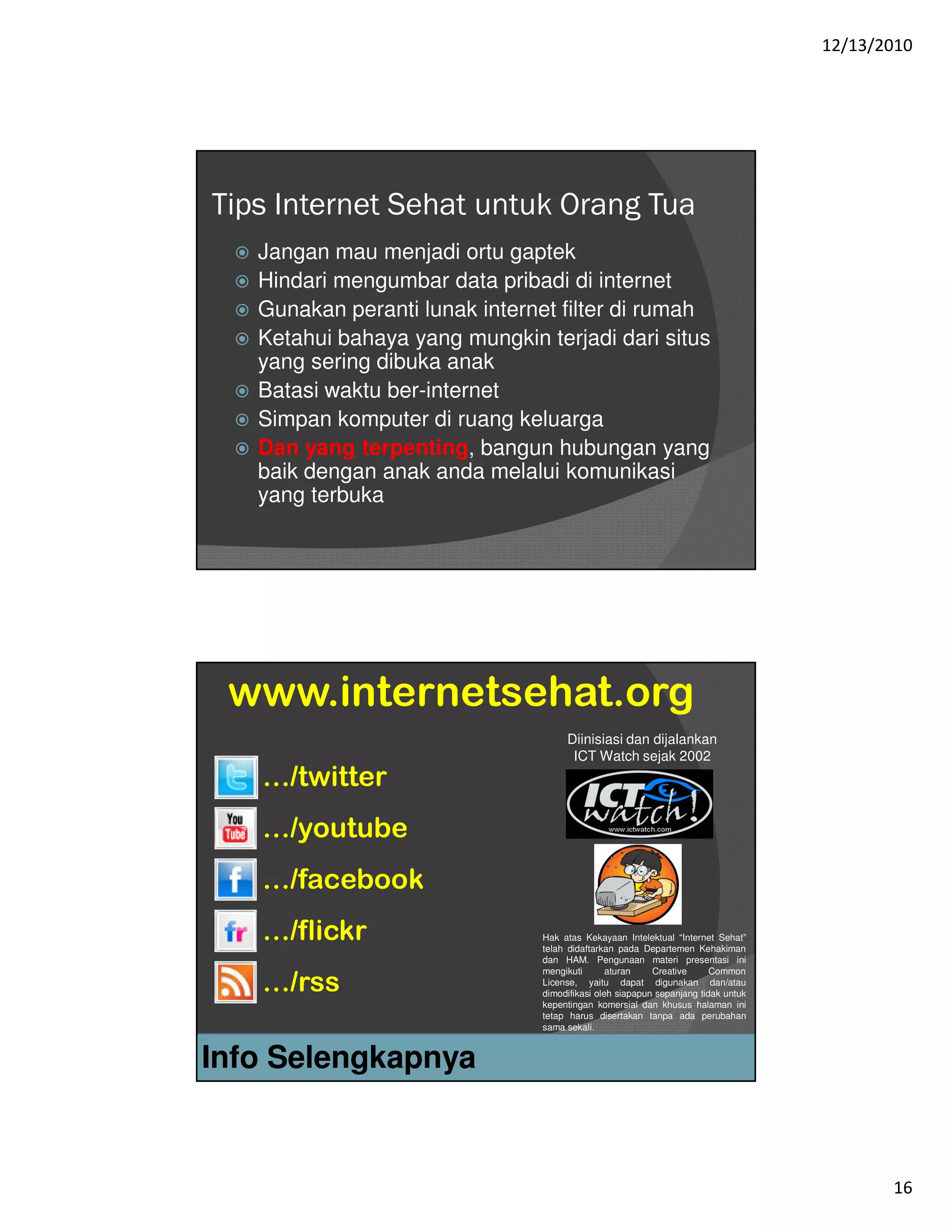 Internet Sehat untuk SMU | PDF