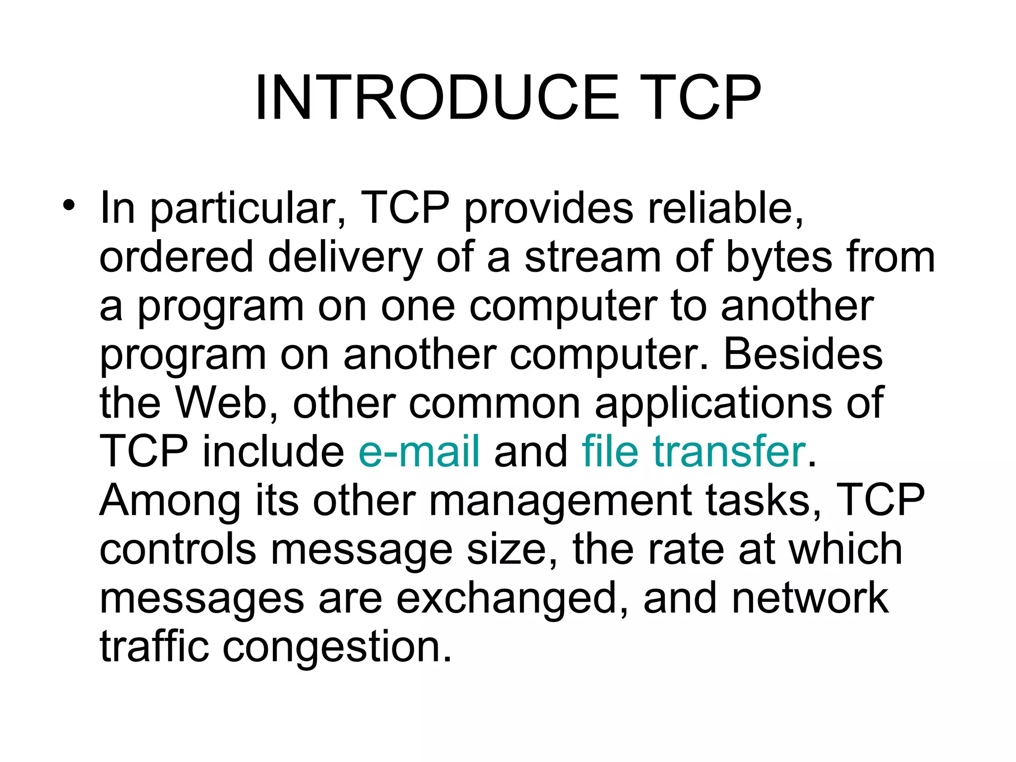Indroce Osi Layer Model Tcp | PPT