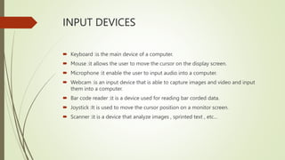 Introduction to Computer Hardware. | PPTX