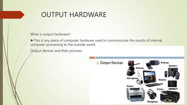 Introduction to Computer Hardware. | PPTX | Data Storage and ...
