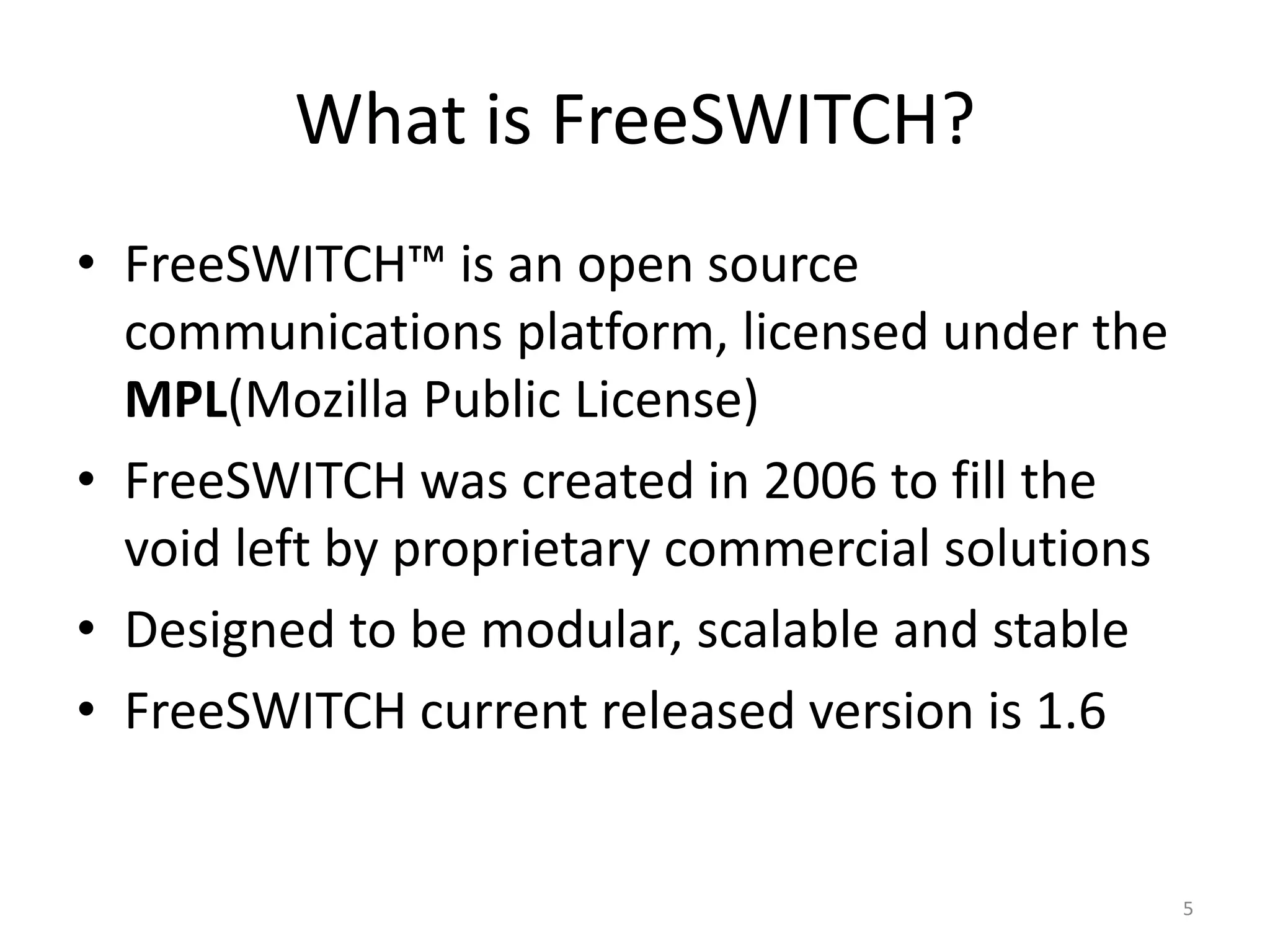 Introduction To Freeswitch Pdf Shareware And Freeware Computer Software And Applications