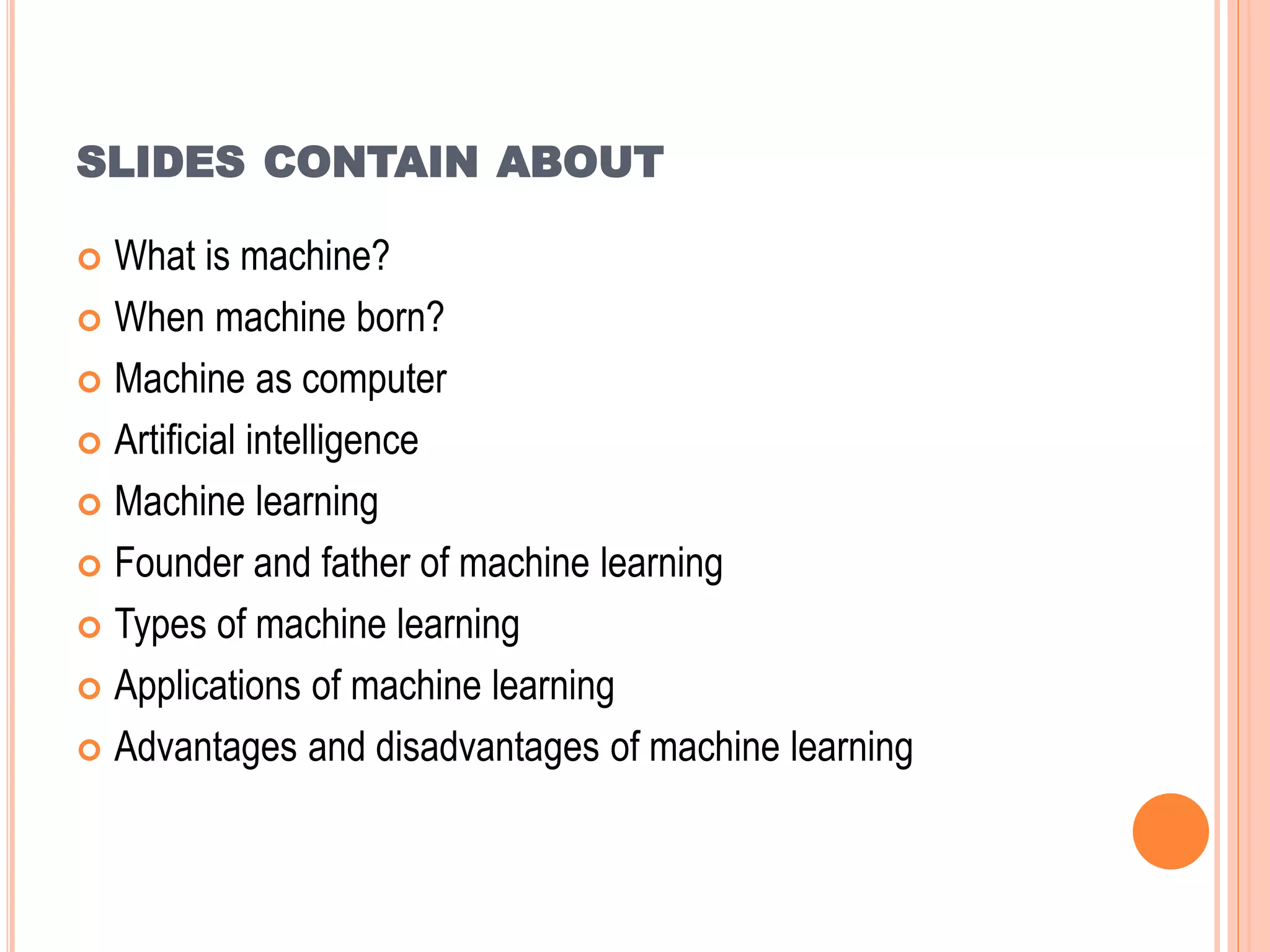 Indroduction to machine learning | PPTX