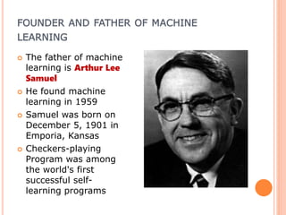 Indroduction to machine learning | PPT