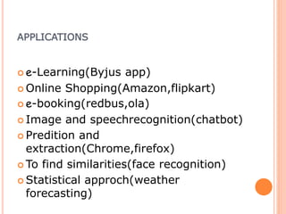 Indroduction to machine learning | PPT