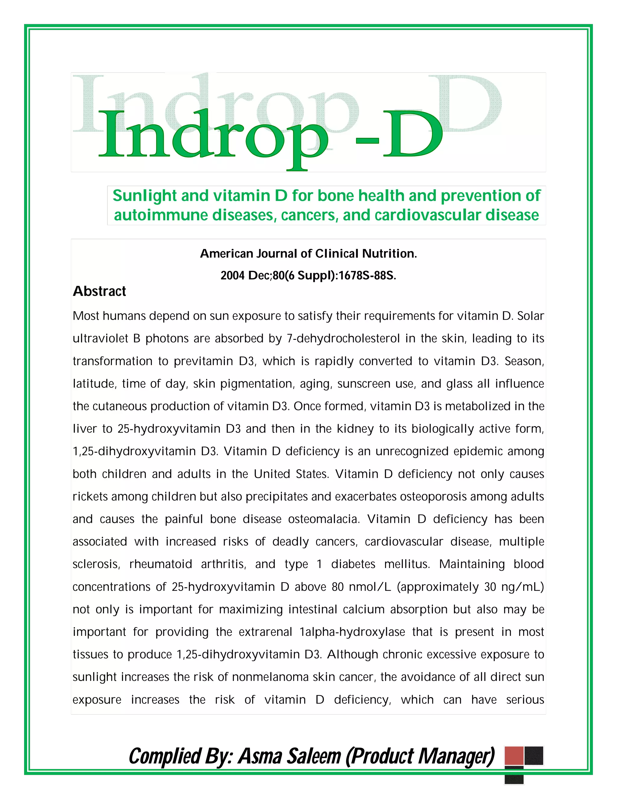 Indrop d references | PDF | Bone and Joint Conditions | Diseases and ...