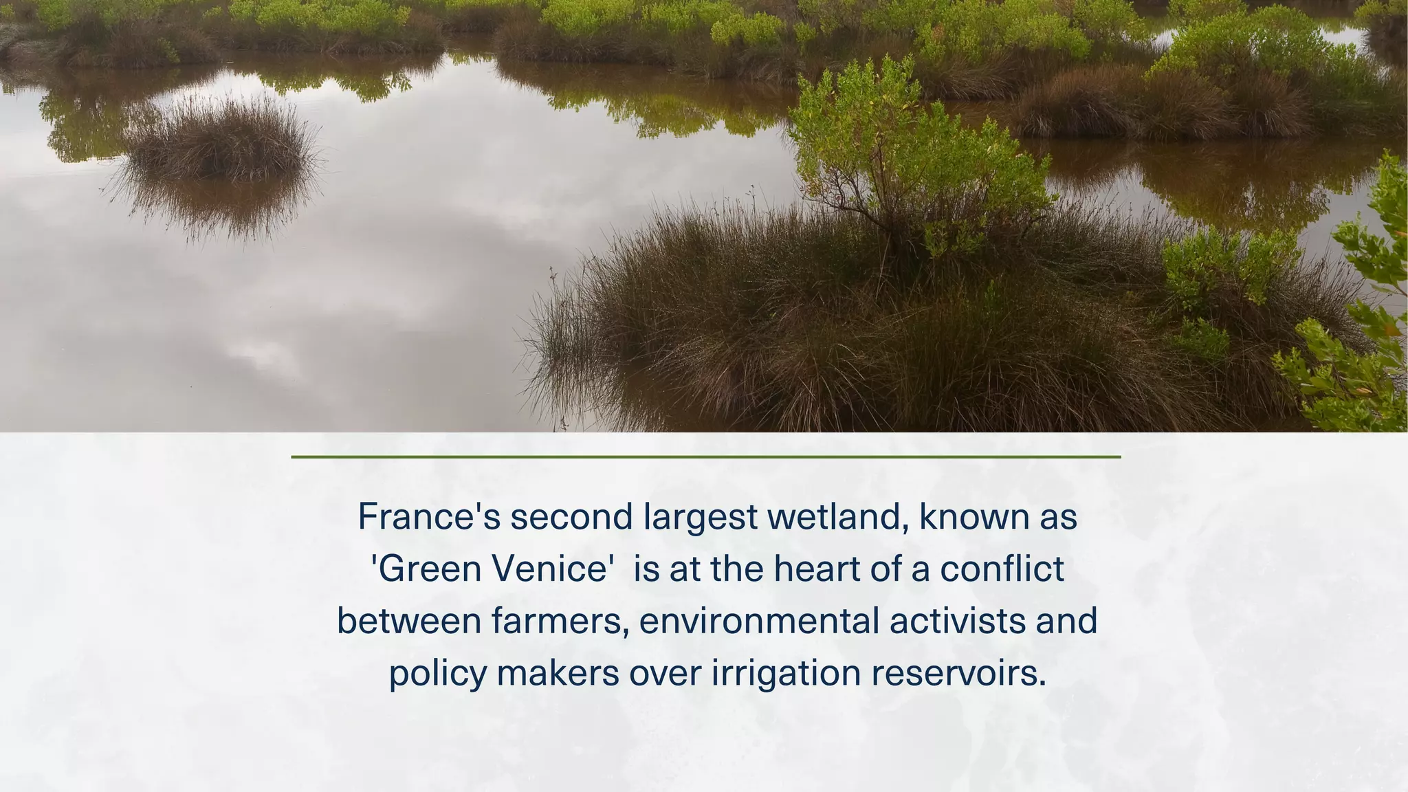 In drought-hit western France, a water conflict is intensifying | PPT