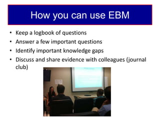 Introduction to Evidence-Based Medicine | PPTX
