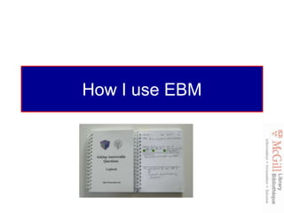 Introduction to Evidence-Based Medicine | PPTX