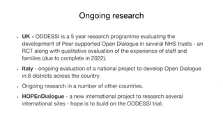 Open Dialogue - Putting relationships at the heart of a public mental ...