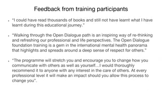 Open Dialogue - Putting relationships at the heart of a public mental ...